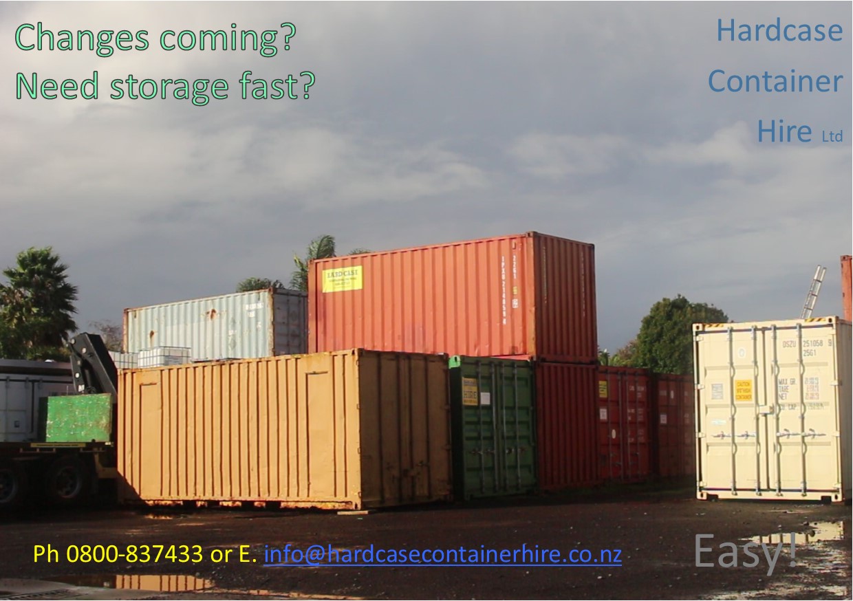 Storage West Auckland - Hardcase Container Hire